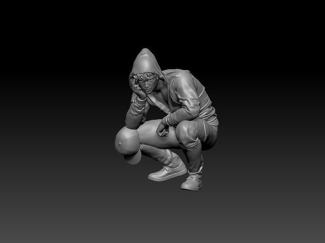 richard sit 3D model 3D printable | CGTrader