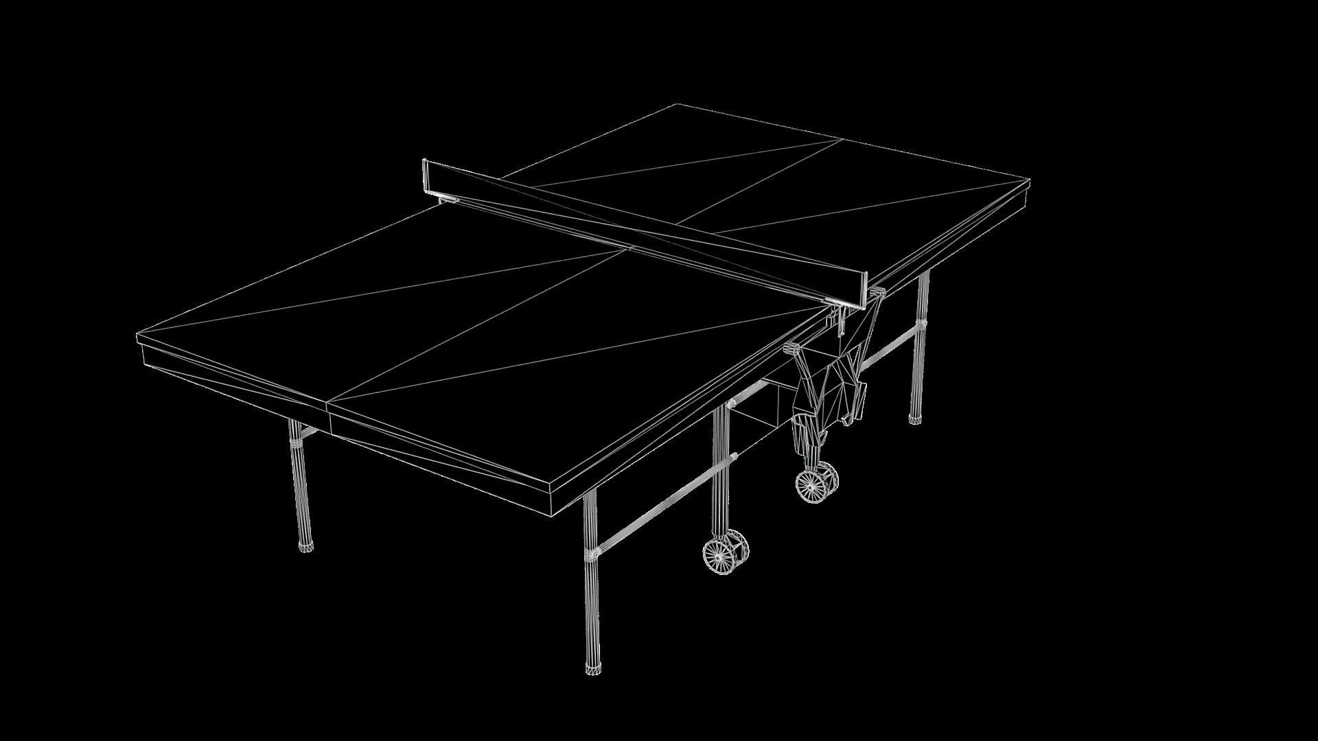 Tennis Table Ping Pong 3D model 3D model | CGTrader
