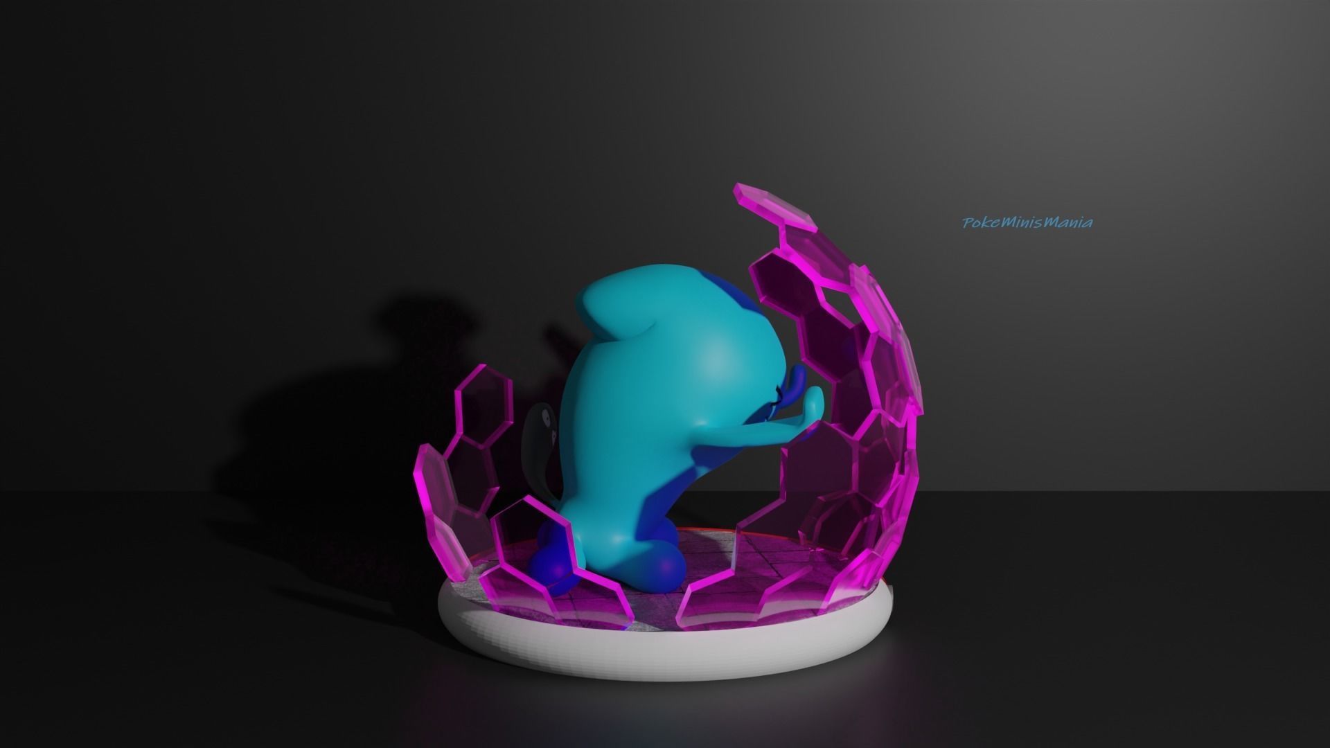 Wobbuffet pokemon 3D print model 3D model 3D printable | CGTrader