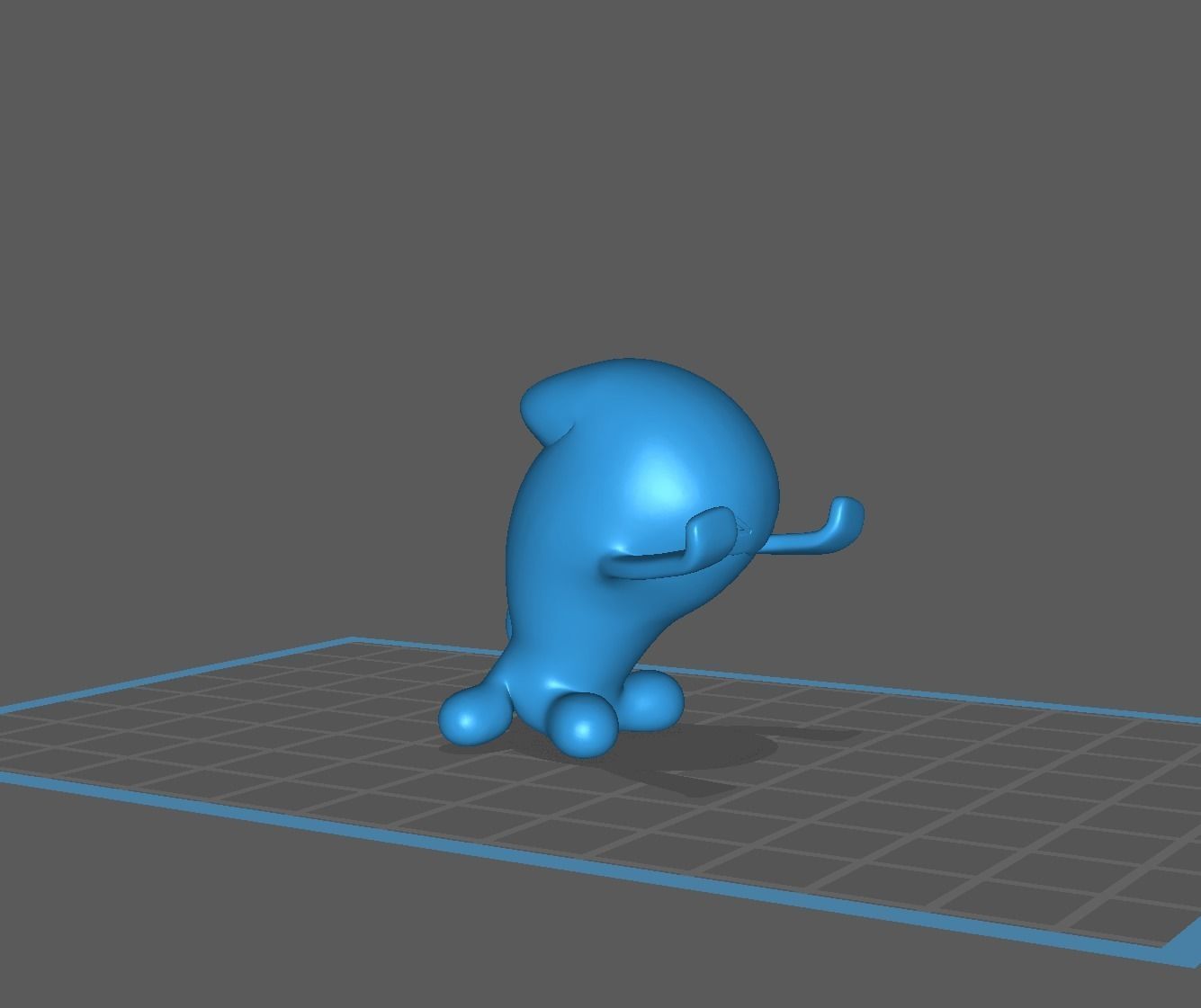 Wobbuffet pokemon 3D print model 3D model 3D printable | CGTrader