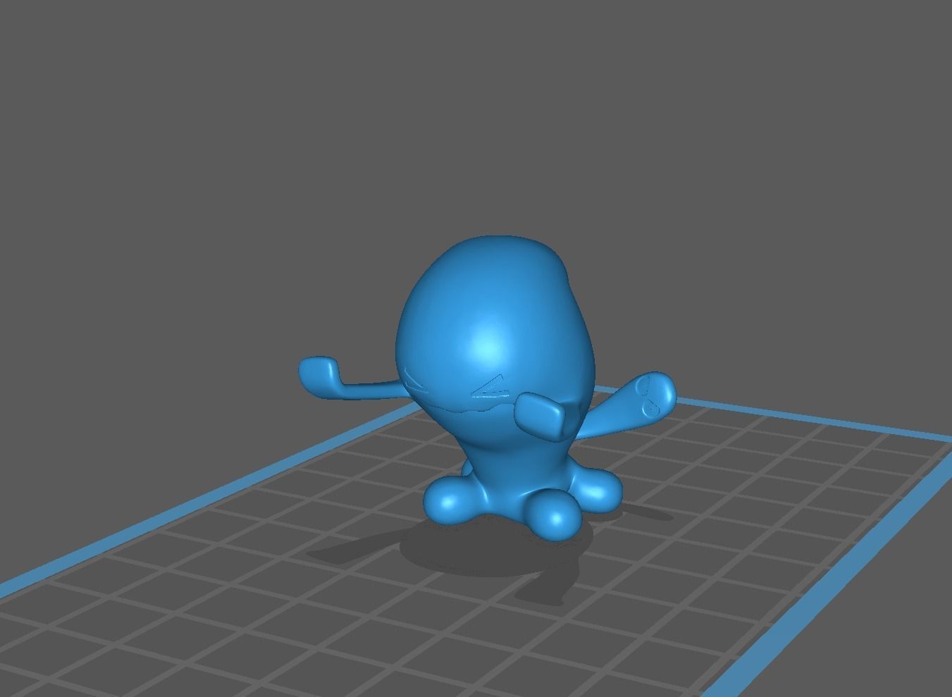Wobbuffet pokemon 3D print model 3D model 3D printable | CGTrader