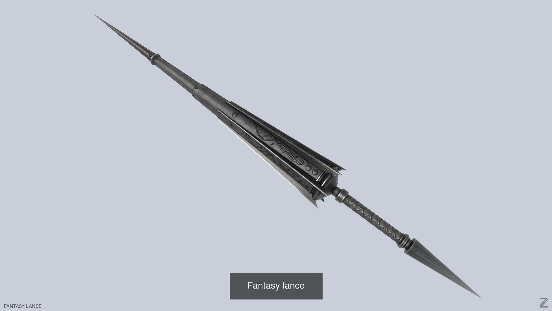 Fantasy lance collection VR / AR / low-poly | CGTrader