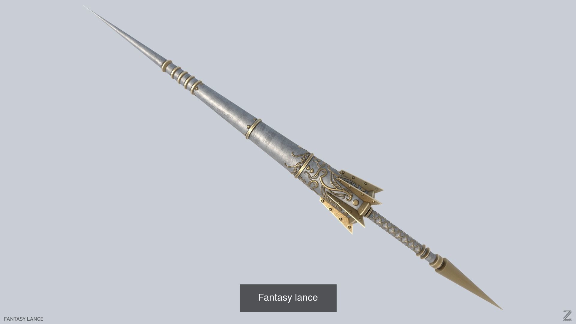 Fantasy lance collection VR / AR / low-poly | CGTrader