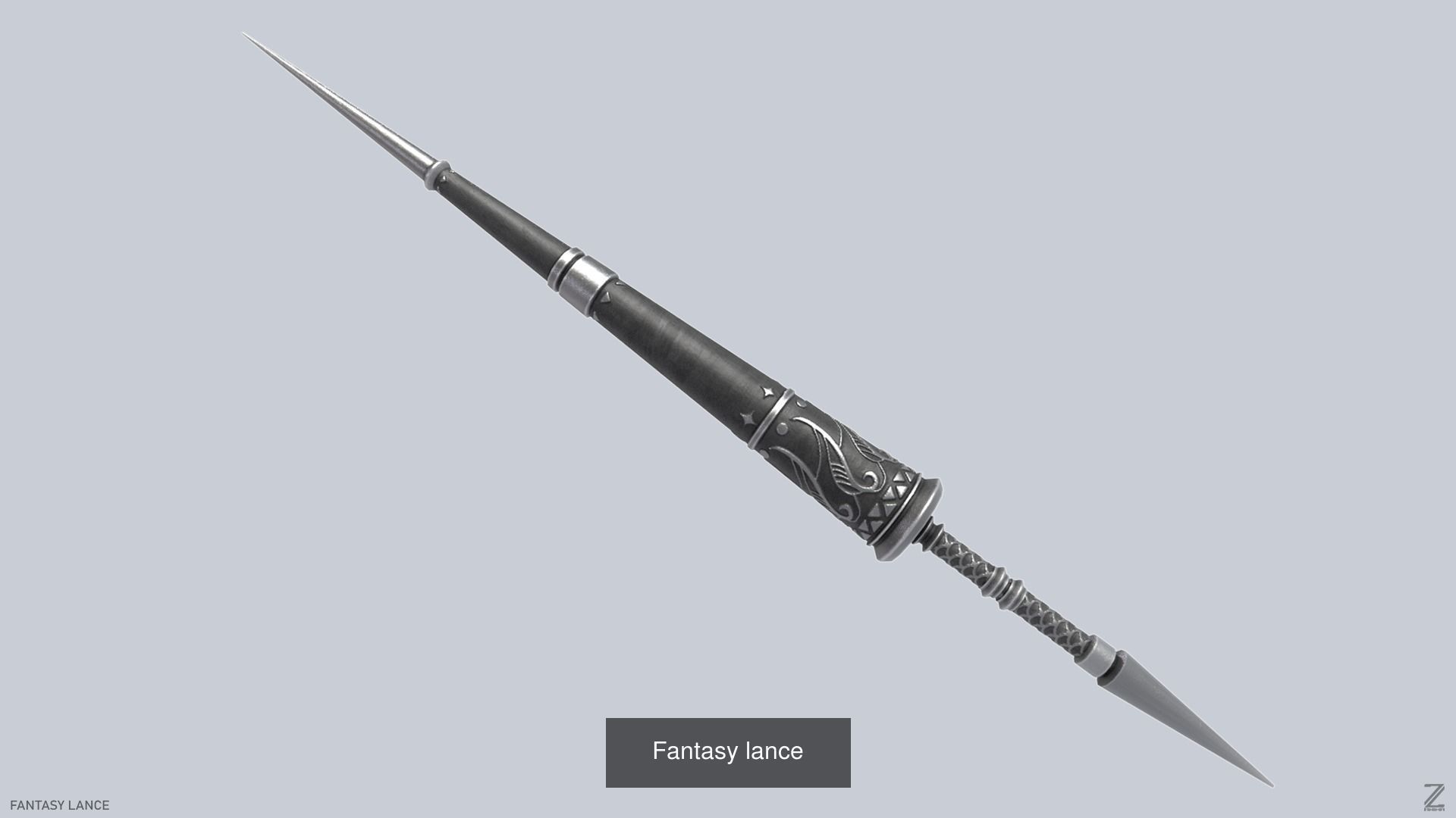 Fantasy lance collection VR / AR / low-poly | CGTrader