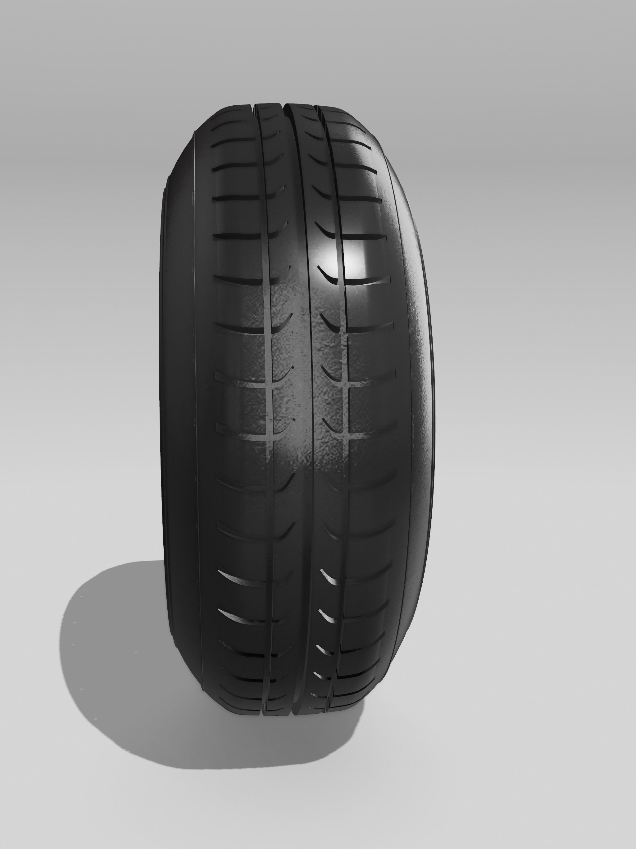 15inch Stretch Tire Directional 3D model 3D printable | CGTrader