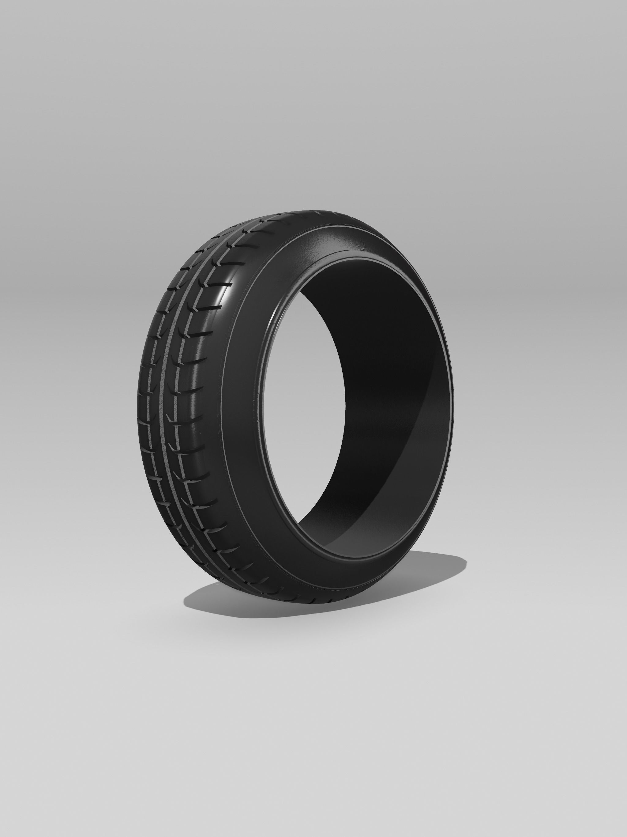15inch Stretch Tire Directional 3D model 3D printable | CGTrader
