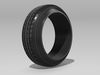 15inch Stretch Tire Directional 3D model 3D printable | CGTrader