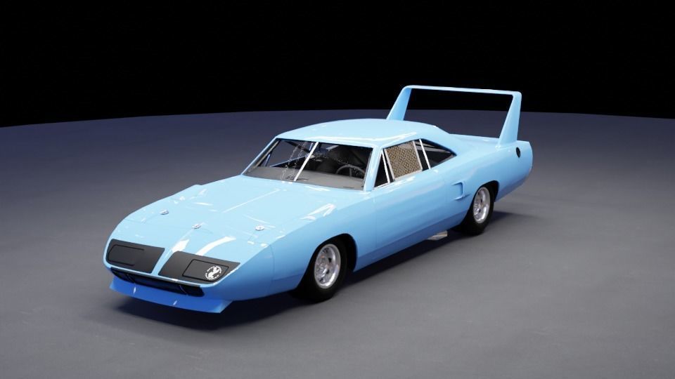 Plymouth Superbird 3D Model 3D model rigged | CGTrader