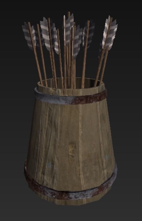 3D model Roman Arrow Stand VR / AR / low-poly | CGTrader