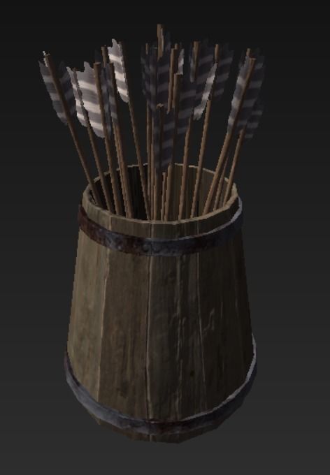 3D model Roman Arrow Stand VR / AR / low-poly | CGTrader