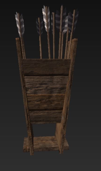 3D model Roman Arrow Stand VR / AR / low-poly | CGTrader