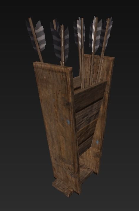 3D model Roman Arrow Stand VR / AR / low-poly | CGTrader