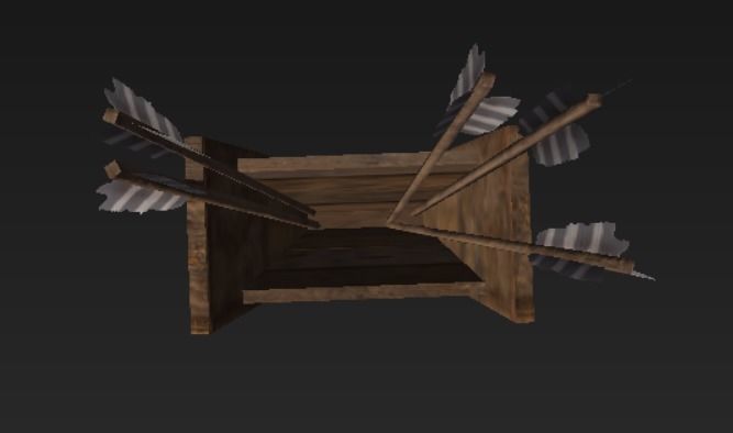 3D model Roman Arrow Stand VR / AR / low-poly | CGTrader