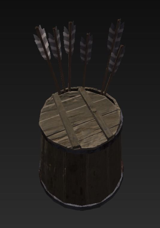 3D model Roman Arrow Stand VR / AR / low-poly | CGTrader