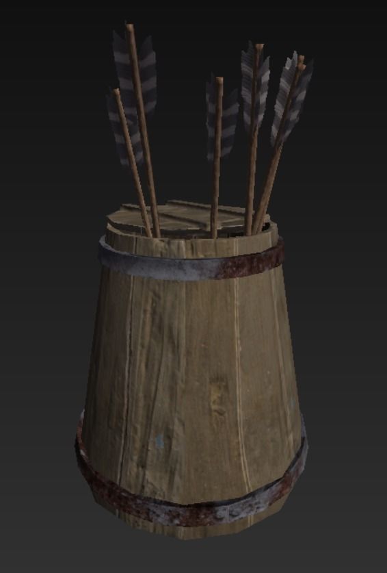 3D model Roman Arrow Stand VR / AR / low-poly | CGTrader