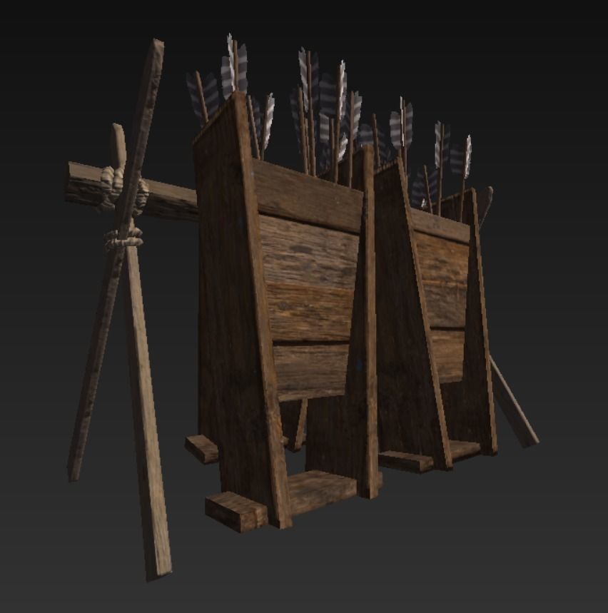 3D model Roman Arrow Stand VR / AR / low-poly | CGTrader
