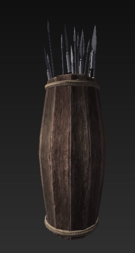 3D model Roman Weaponry Stand VR / AR / low-poly | CGTrader