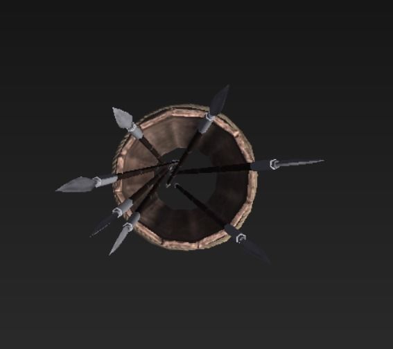 3D model Roman Weaponry Stand VR / AR / low-poly | CGTrader
