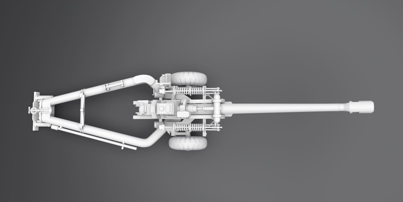 L118 105mm Light Artillery scale model 3D model 3D printable | CGTrader