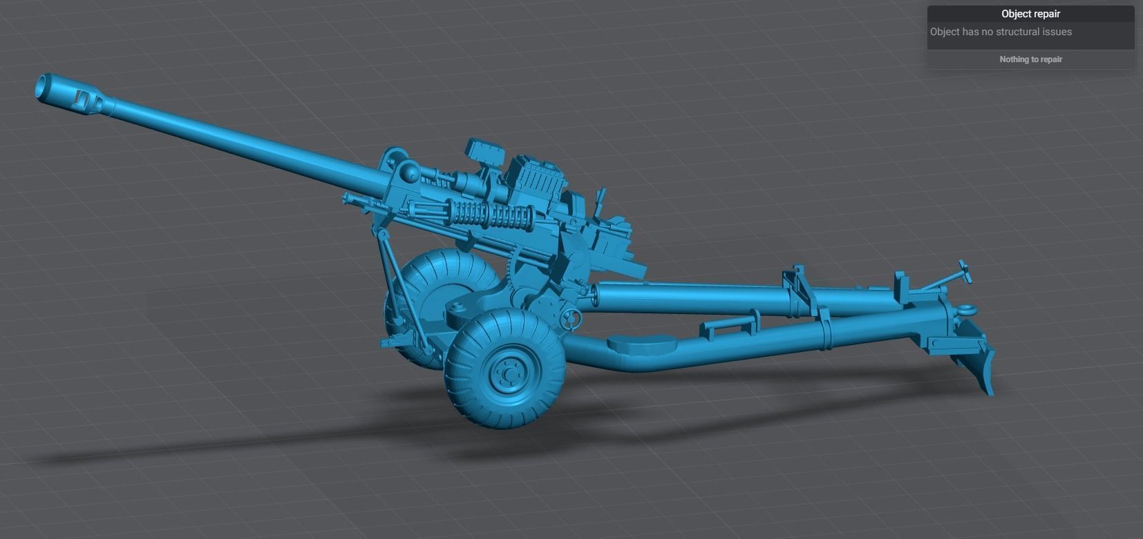 L118 105mm Light Artillery scale model 3D model 3D printable | CGTrader