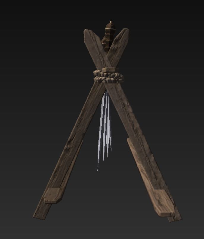 3D model Roman Weapon Stand VR / AR / low-poly | CGTrader
