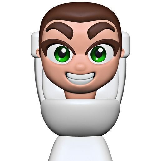 Skibidi Toilet chibi 3D model 3D printable | CGTrader