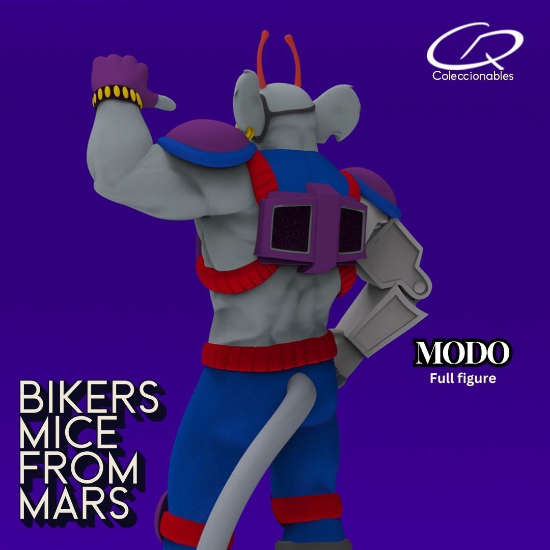 Biker Mice from Mars - Modo Full Figure 3D model 3D printable | CGTrader