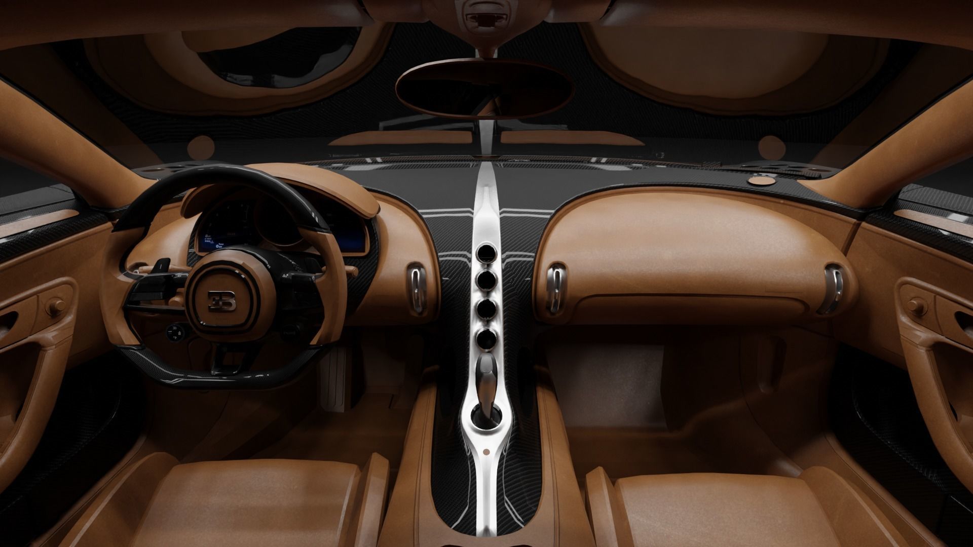 Bugatti SuperSport 300 plus 3D model rigged | CGTrader