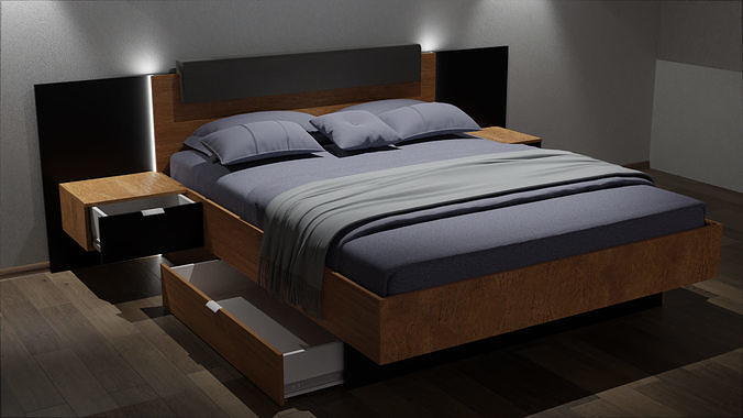 Matrimonial Bed 3D model | CGTrader