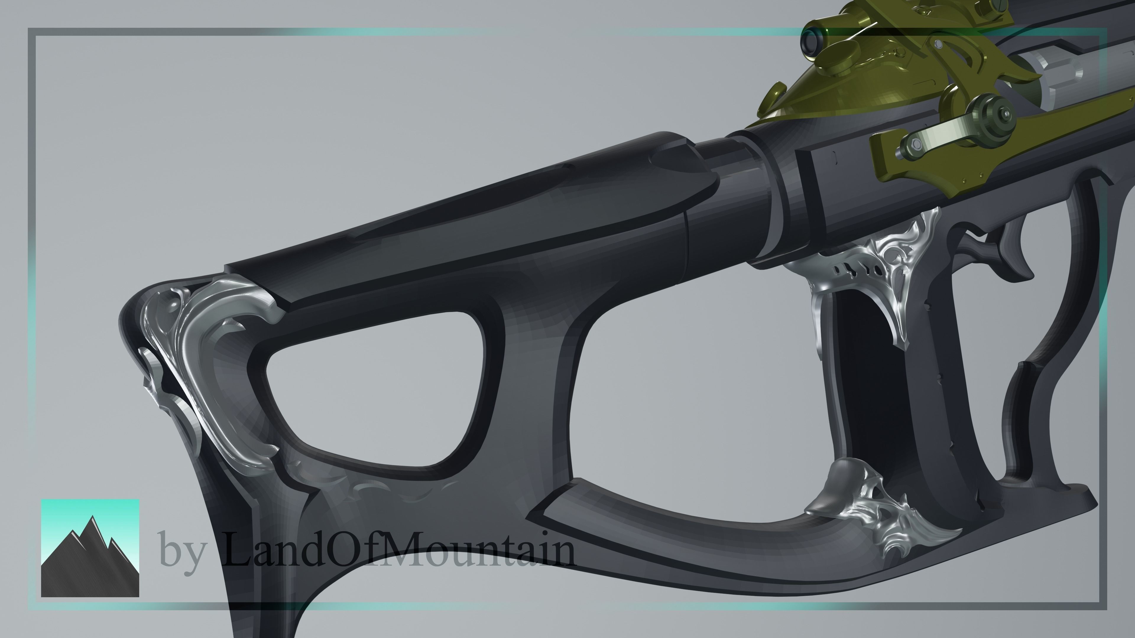 Final Fantasy VII - Rufus Attachable Guns 3D model 3D printable | CGTrader