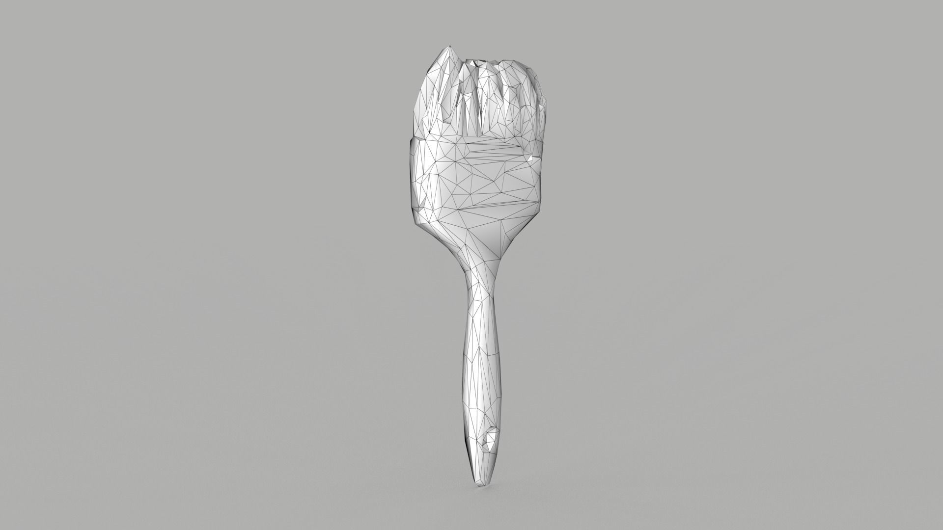 3D model Old Paint Brush Scan VR / AR / low-poly | CGTrader