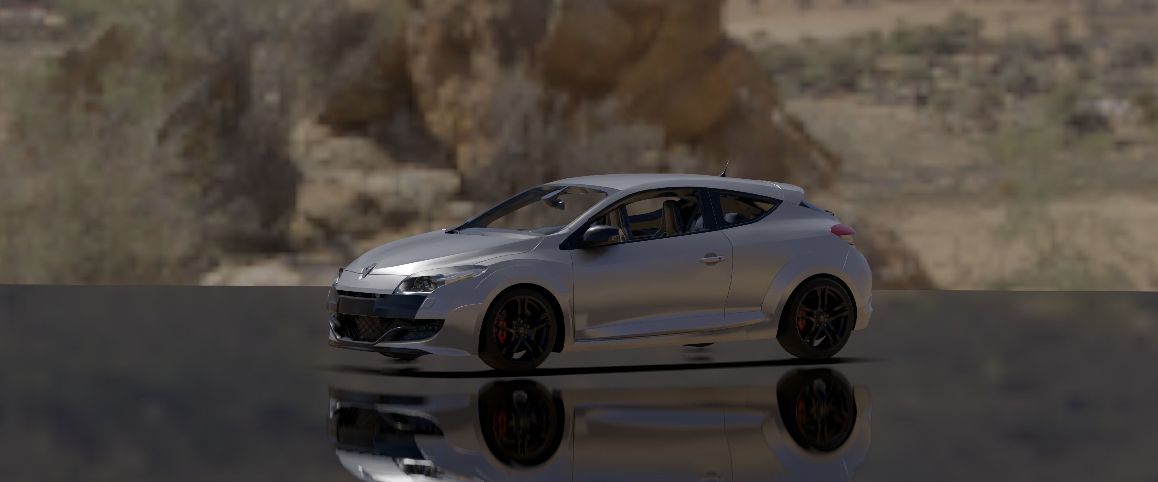 3D model Renault Megane car VR / AR / low-poly | CGTrader