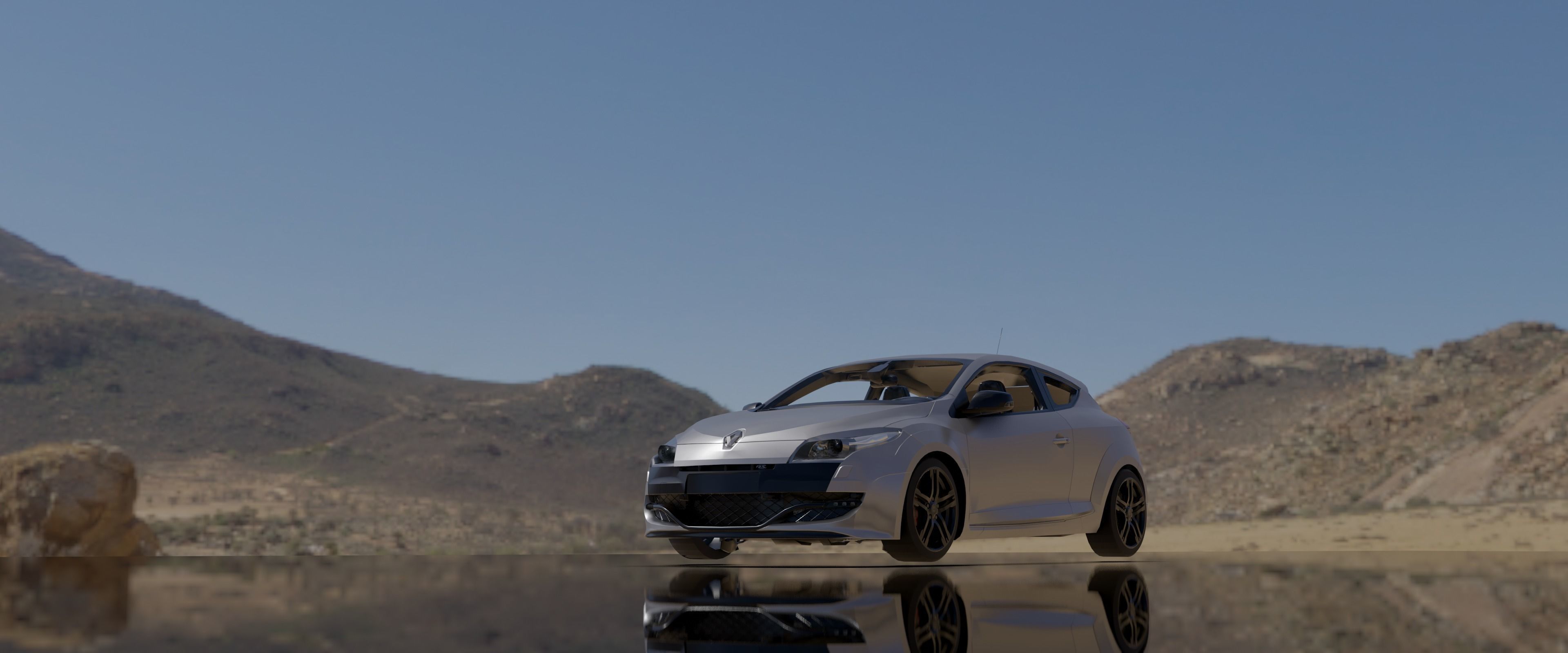 3D model Renault Megane car VR / AR / low-poly | CGTrader