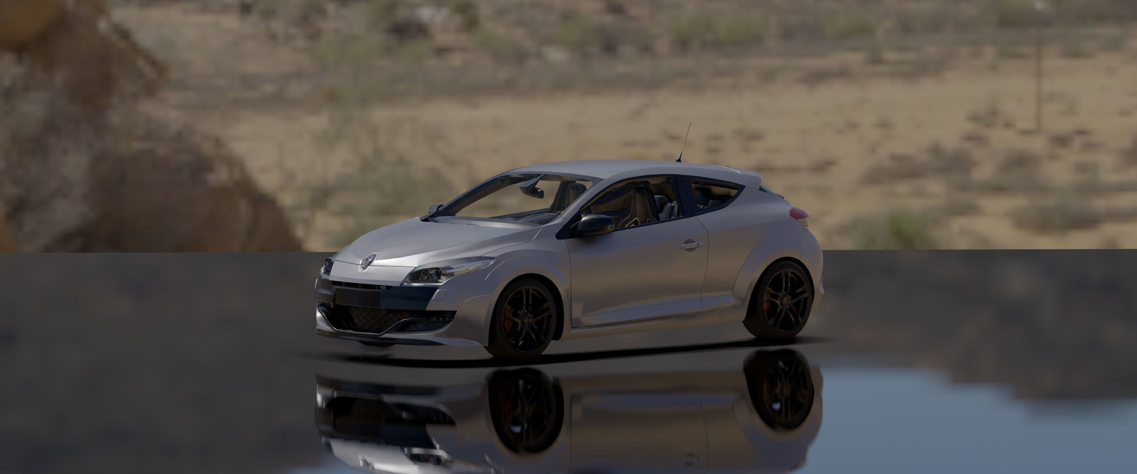 3D model Renault Megane car VR / AR / low-poly | CGTrader