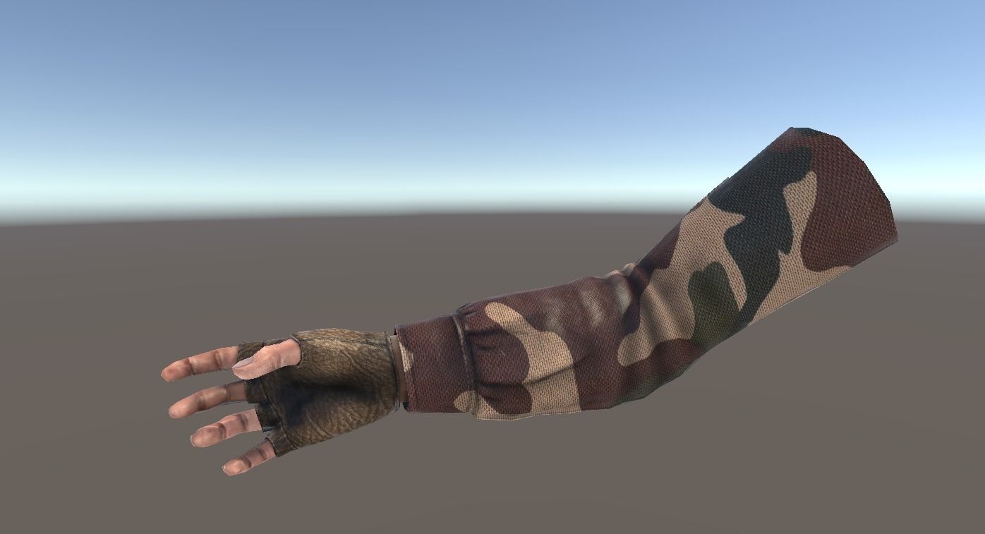 3D army hand 3D model | CGTrader