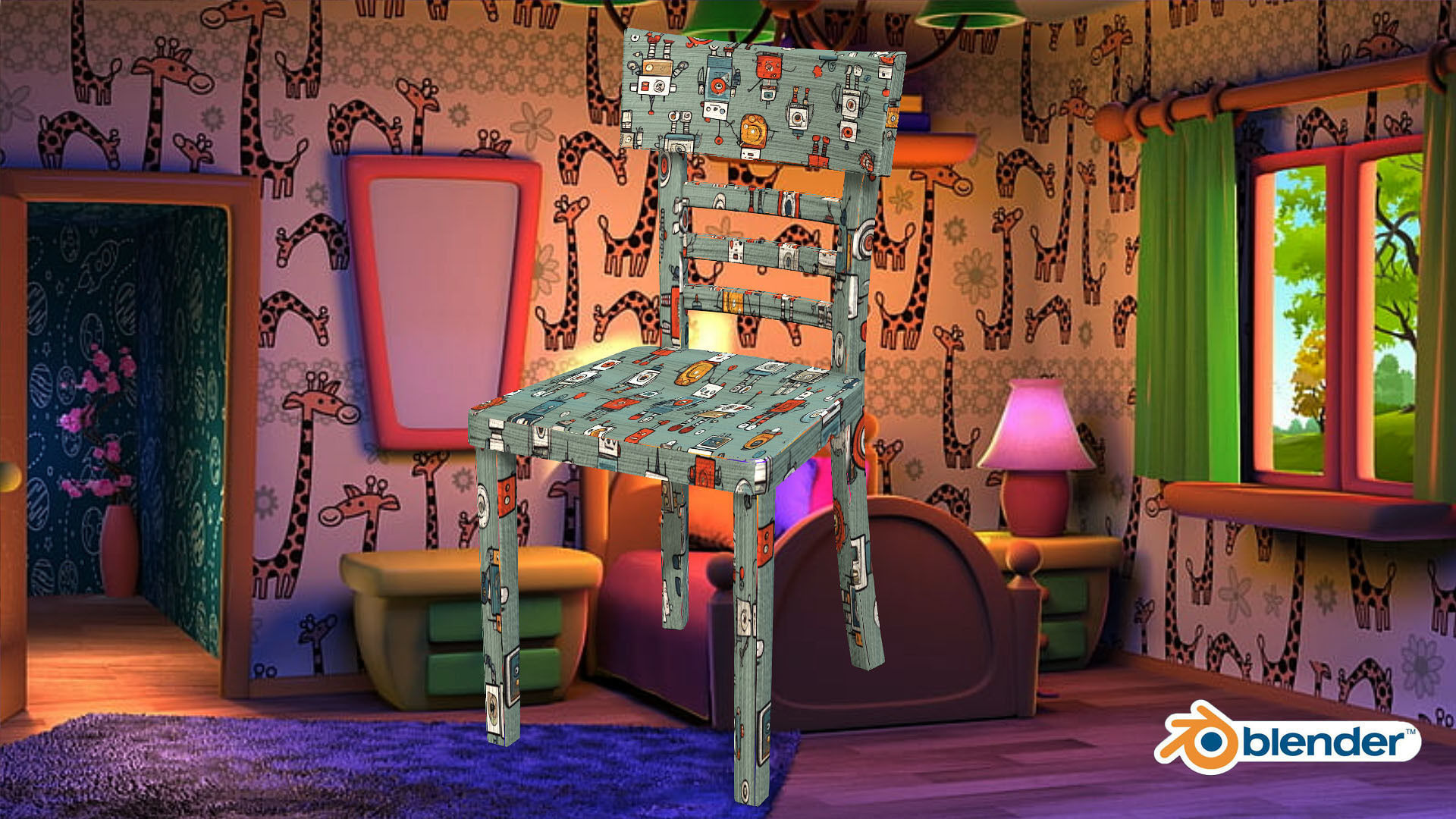 Stylized Chair Pack with Hd Texture 3D model | CGTrader