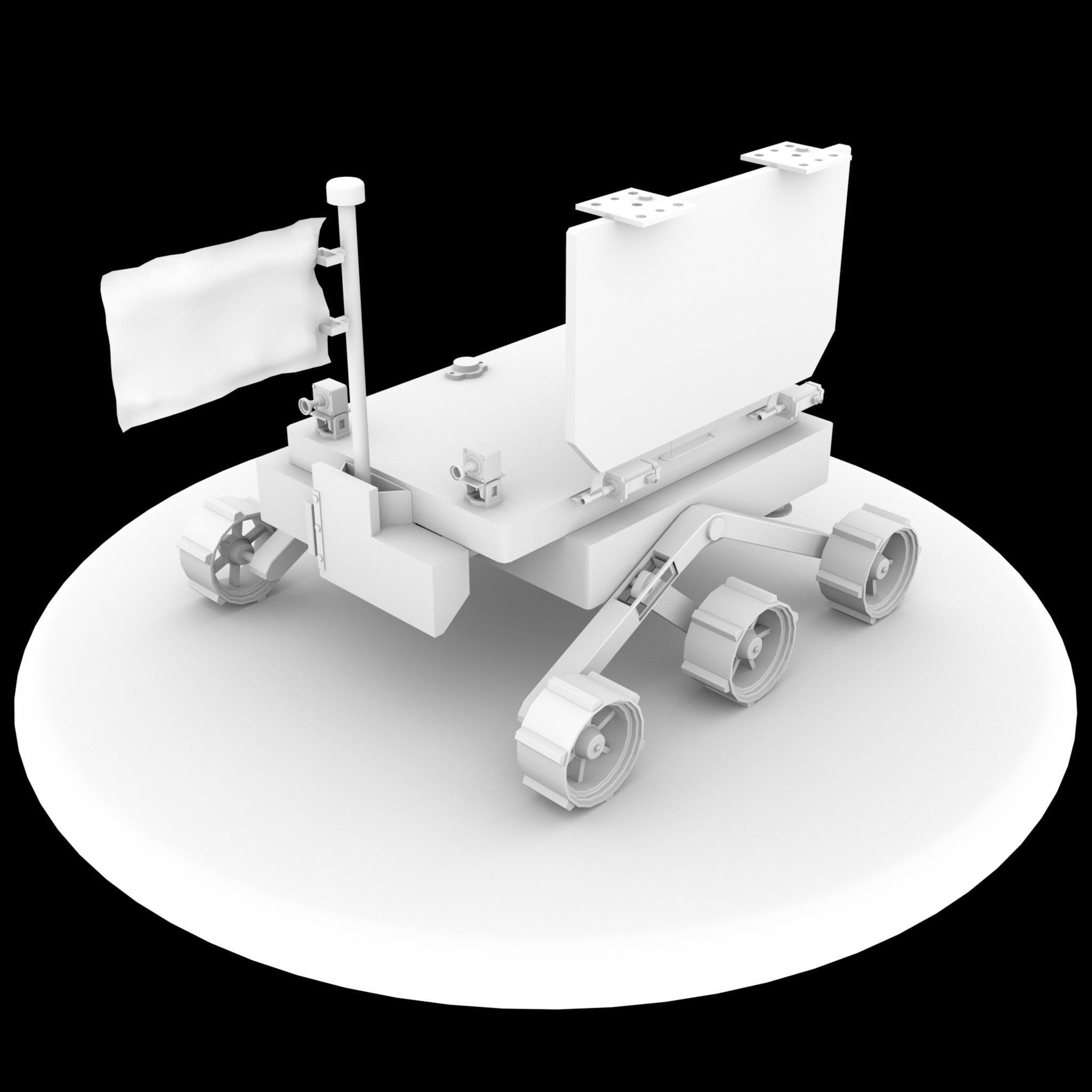 3D model Pragyan Rover VR / AR / low-poly | CGTrader