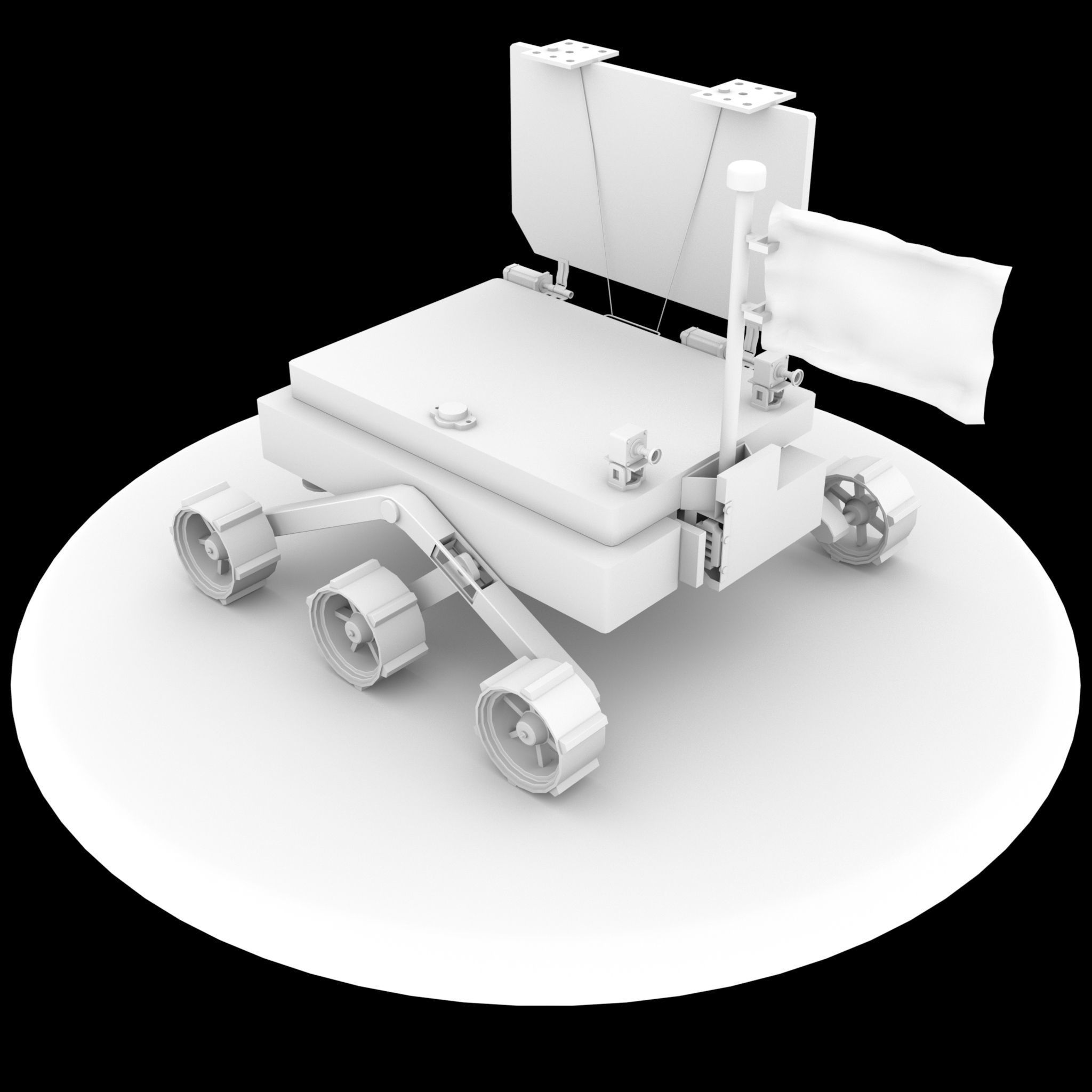 3D model Pragyan Rover VR / AR / low-poly | CGTrader