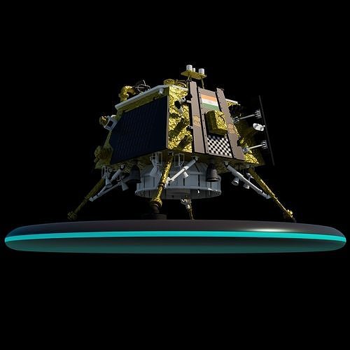 3D model Chandrayaan 3 Vikram Lander VR / AR / low-poly | CGTrader