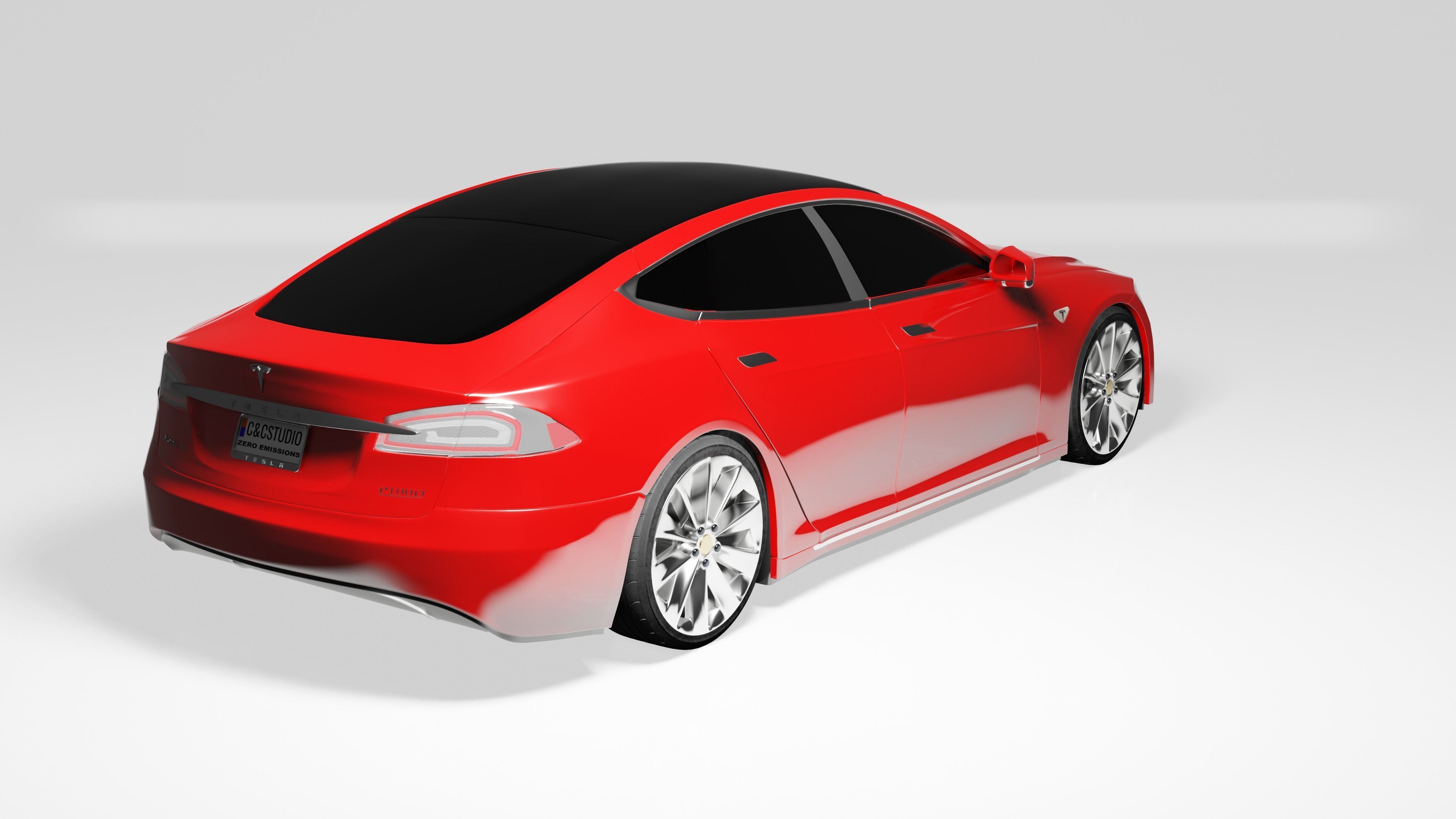 Tesla Model X - PBR Model 3D model | CGTrader