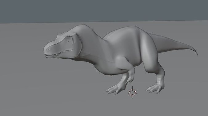 T-Rex Base Mesh free 3D model animated rigged | CGTrader