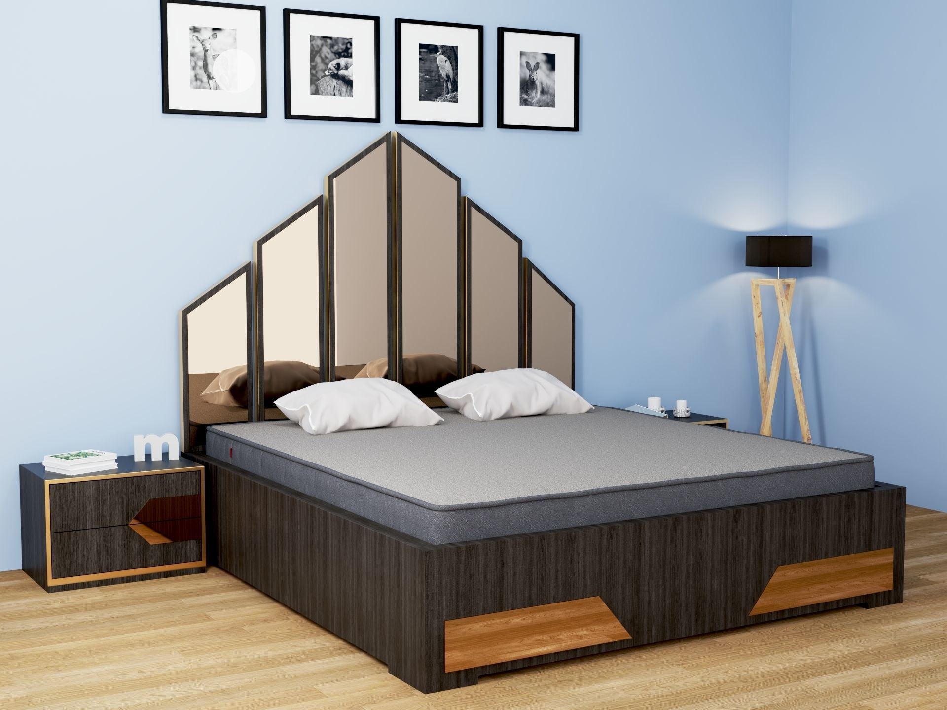 Bed by Json 3D Model free 3D model | CGTrader