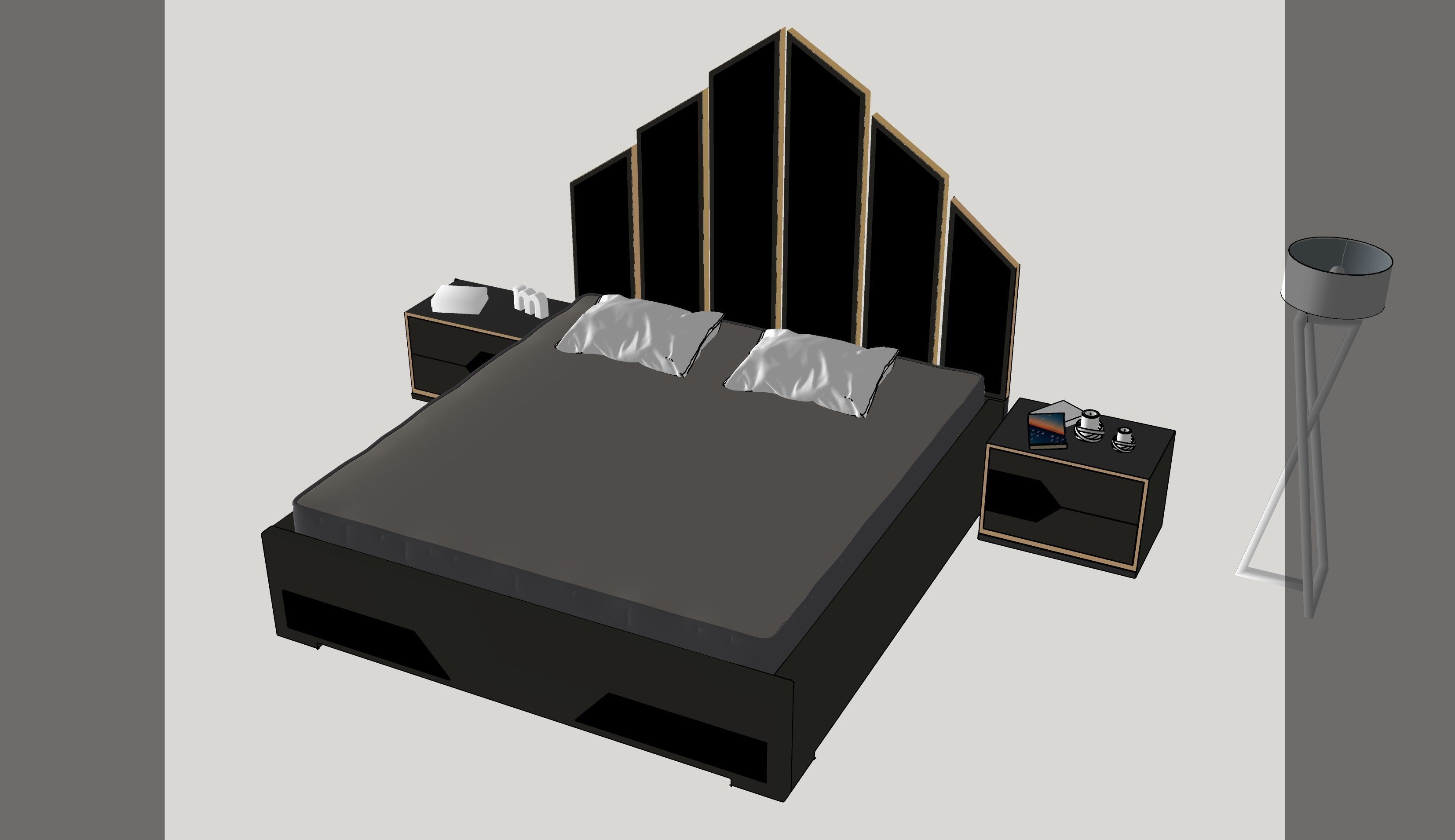Bed by Json 3D Model free 3D model | CGTrader