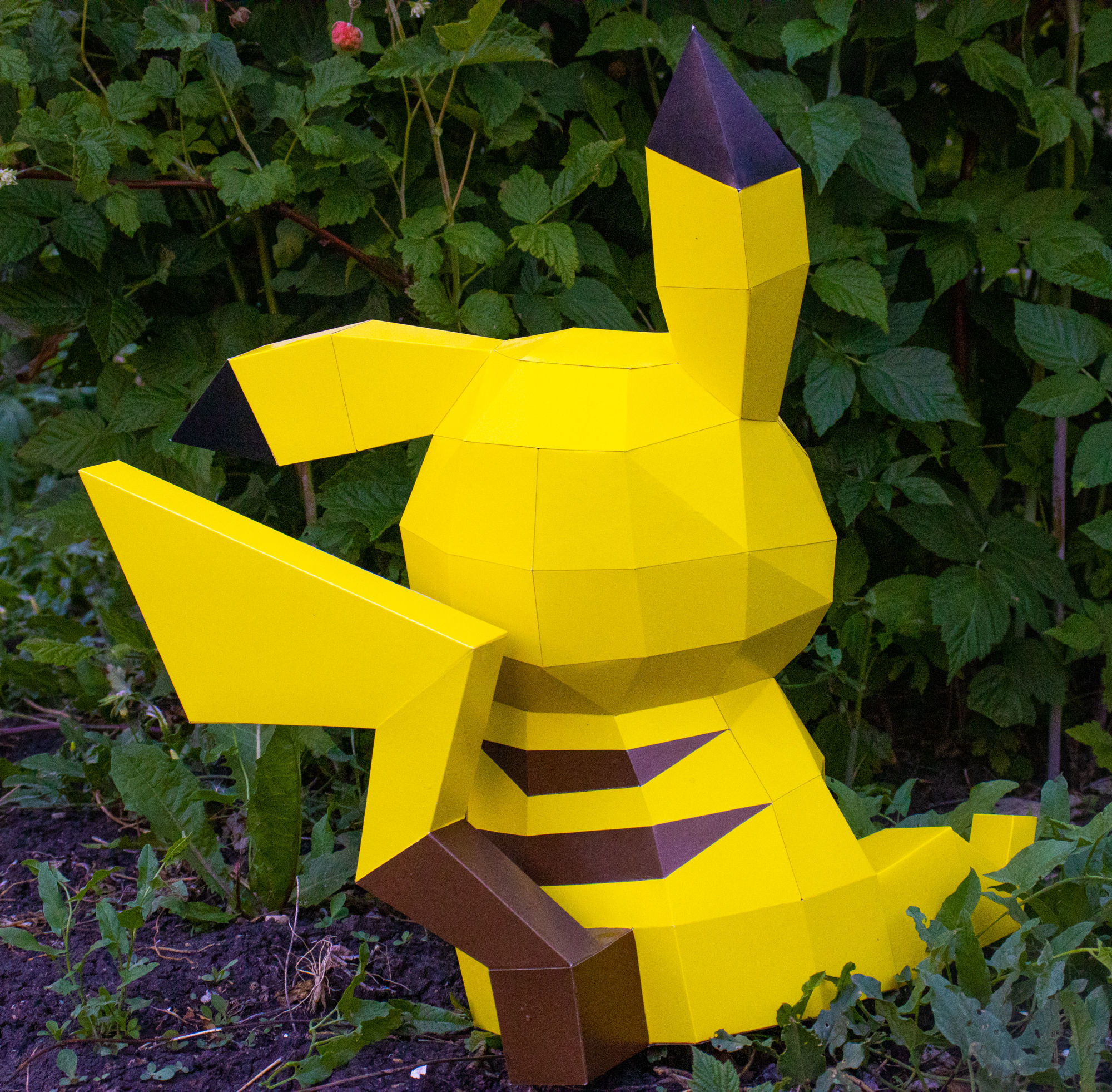 Paper Model Pikachu Pepakura PDF SVG Cricut 3D model | CGTrader