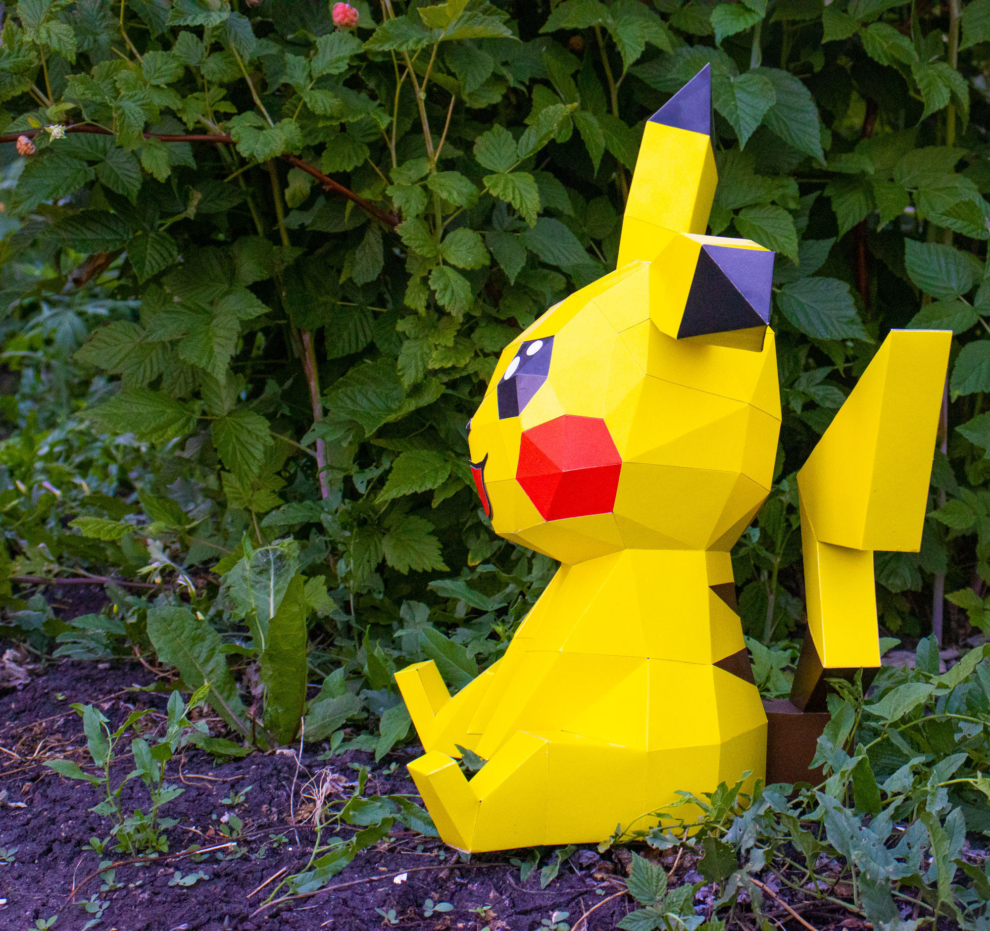 Paper Model Pikachu Pepakura PDF SVG Cricut 3D model | CGTrader