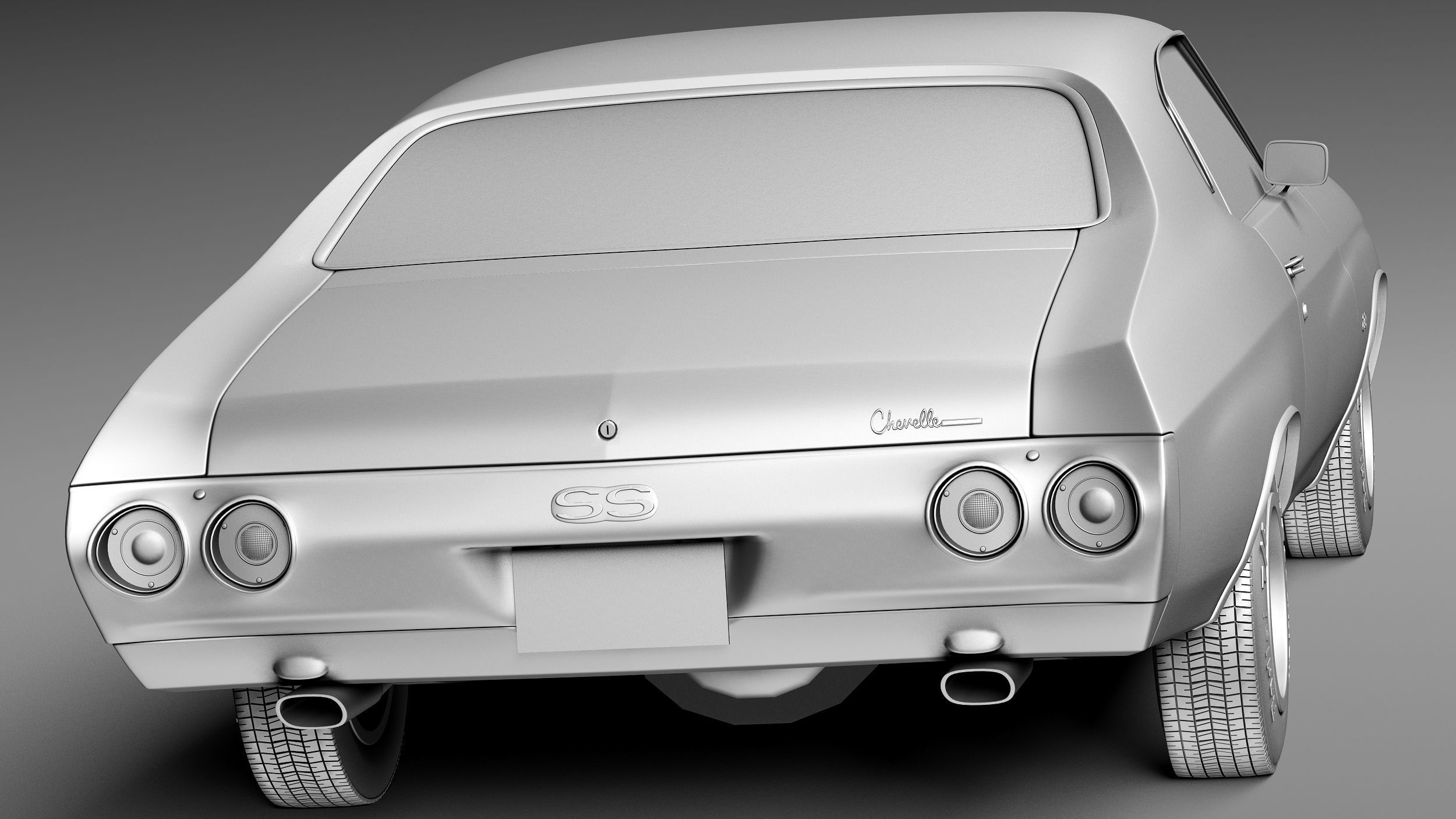 Chevrolet Chevelle 1971 3D model | CGTrader