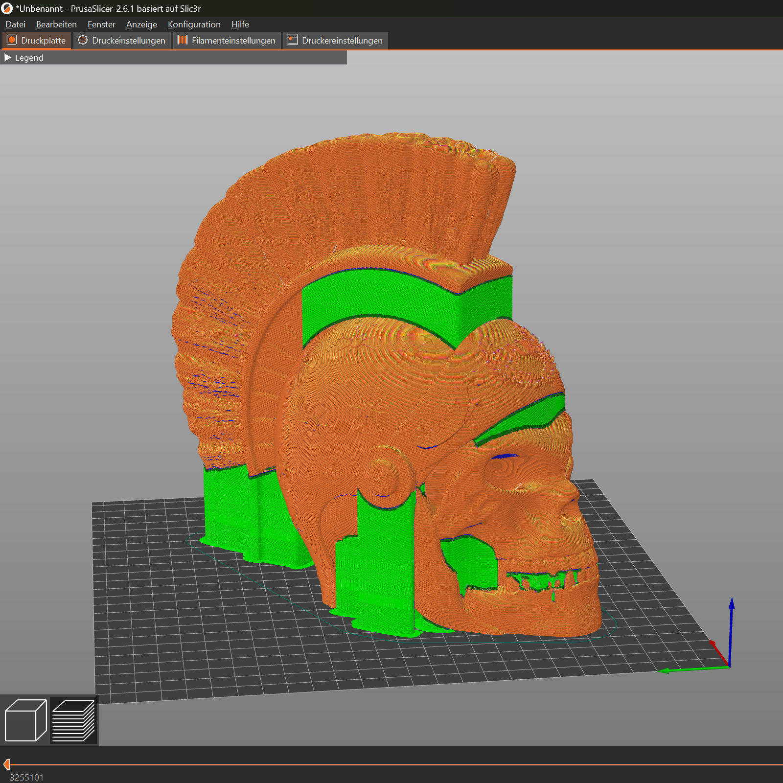 Centurion Skull Skull 3D STL Print Model- High-Polygon 3D model 3D ...