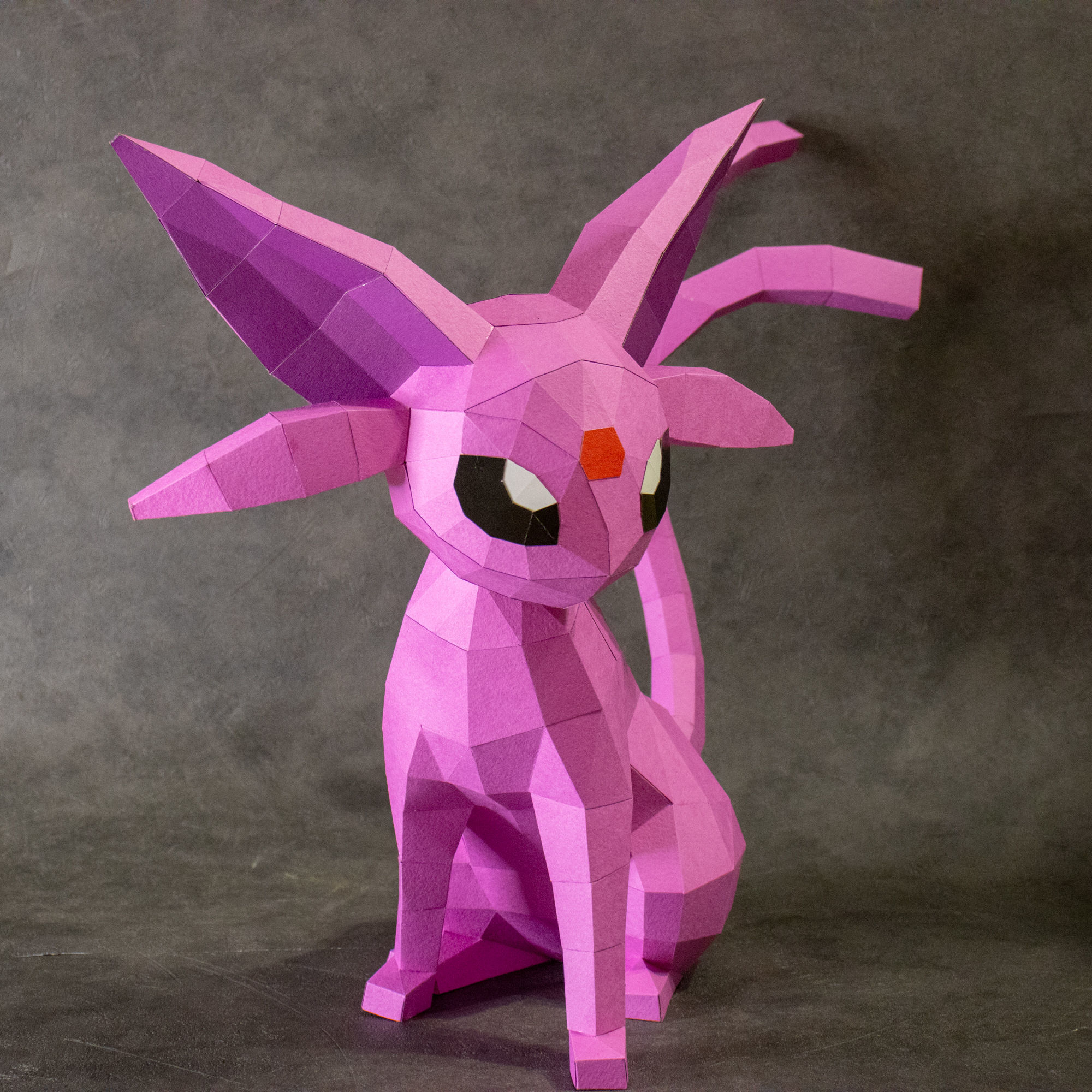 Pokemon Espeon 3D Papercraft PDF Cricut 3D model | CGTrader