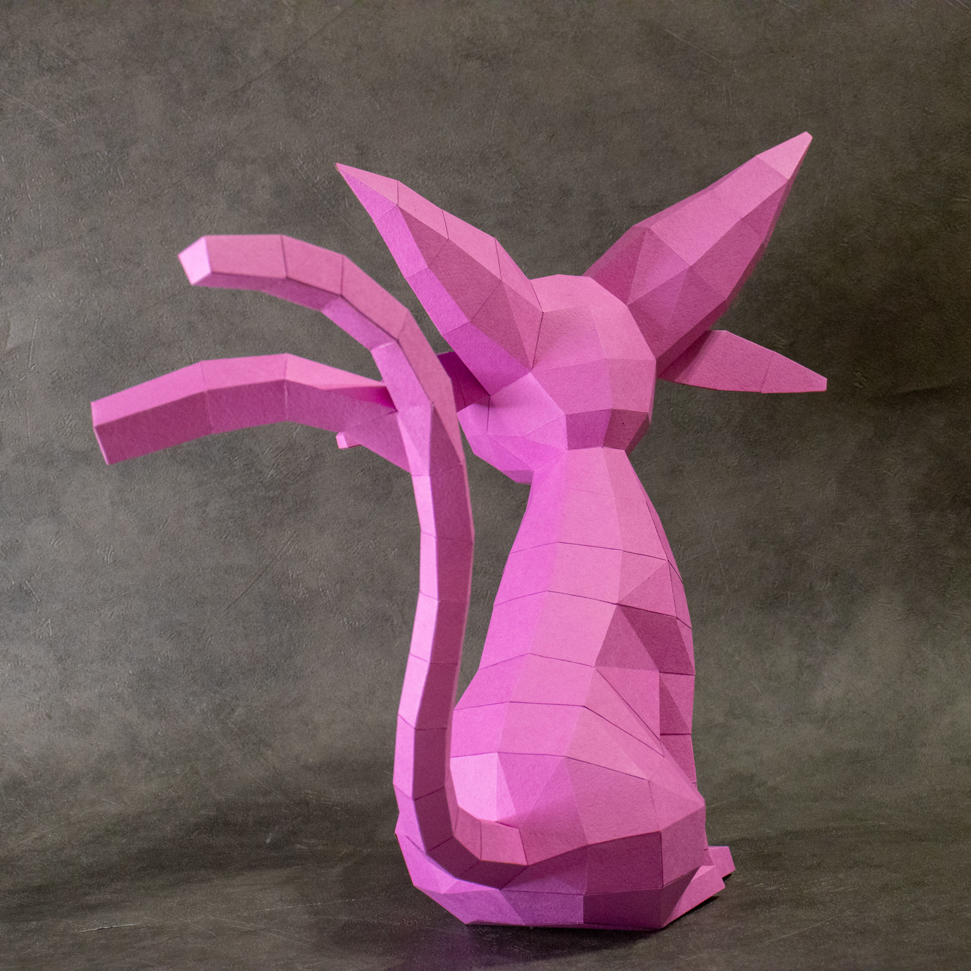 Pokemon Espeon 3D Papercraft PDF Cricut 3D model | CGTrader