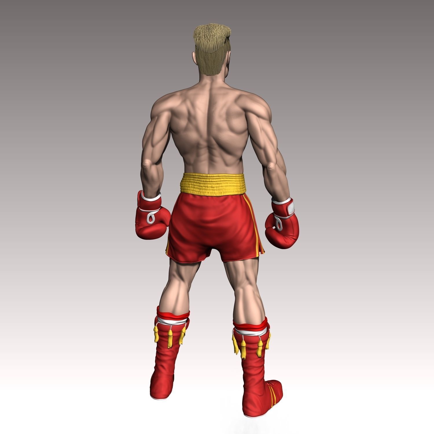 Ivan Drago from Rocky IV Boxer staredown 3D model 3D printable | CGTrader